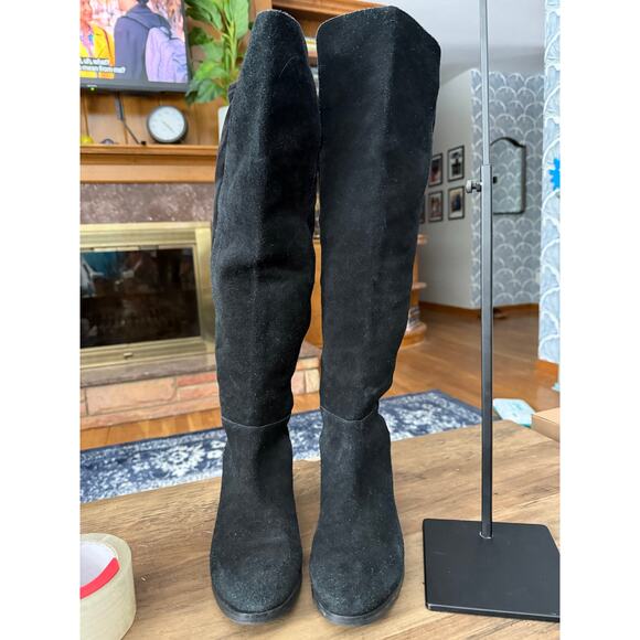 Sole Society | Shoes | Sole Society Kinney Over The Knee Suede And ...